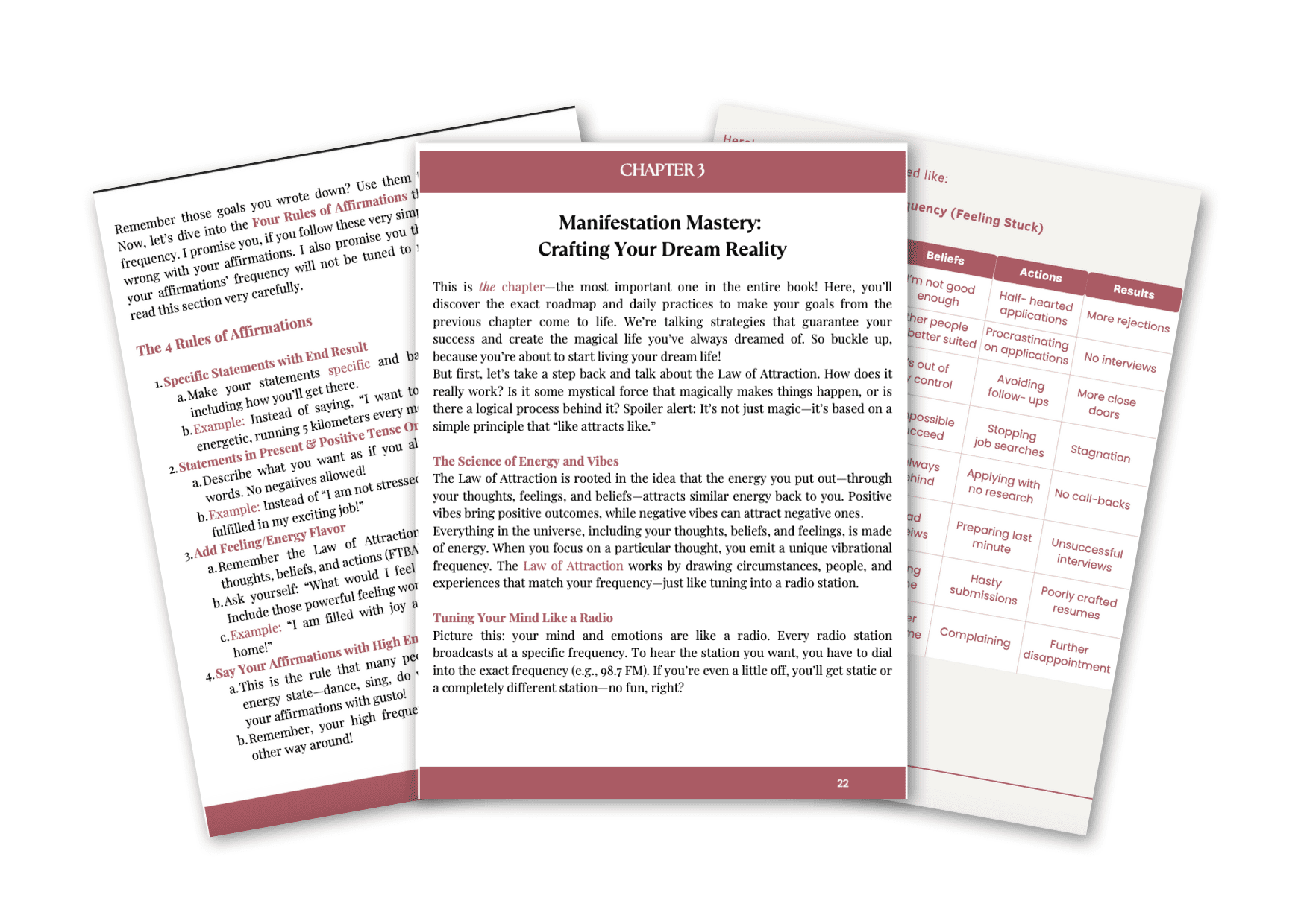 Dream Reality Manifestation Workbook | Vishishta Garg